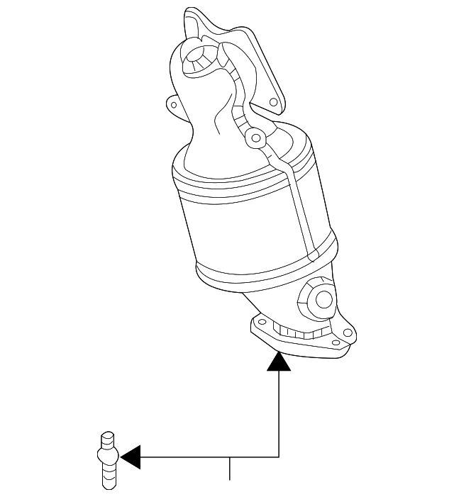 18190-RCA-A00 - Exhaust Manifold 2003-2007 Honda Accord | Honda Parts ...