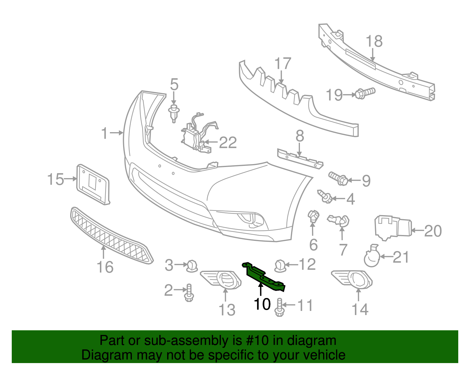 Genuine Toyota Pad part# 53851-08010 for 2011-2017 Toyota Sienna ...
