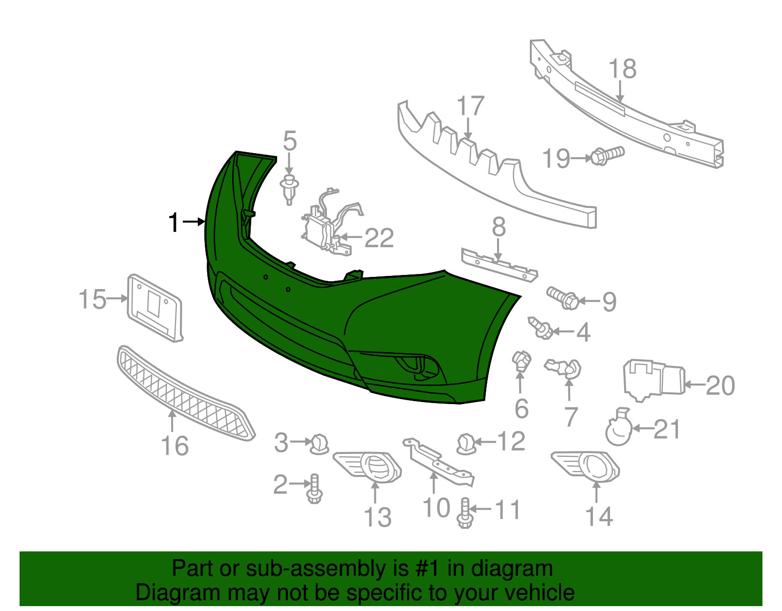 52119-08904 - Cover Front Bumper L | Nucar Toyota of North Attleboro