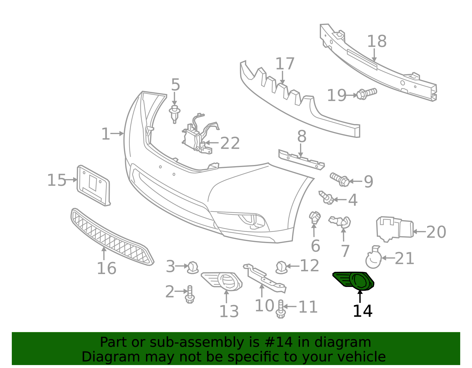 Genuine Official Toyota Fog Light Trim (Left, Front) part# 52128-08030 ...
