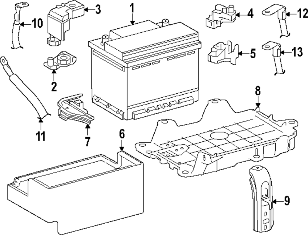 82122-78030 - 2022-2024 Lexus - Positive Cable | My L Parts