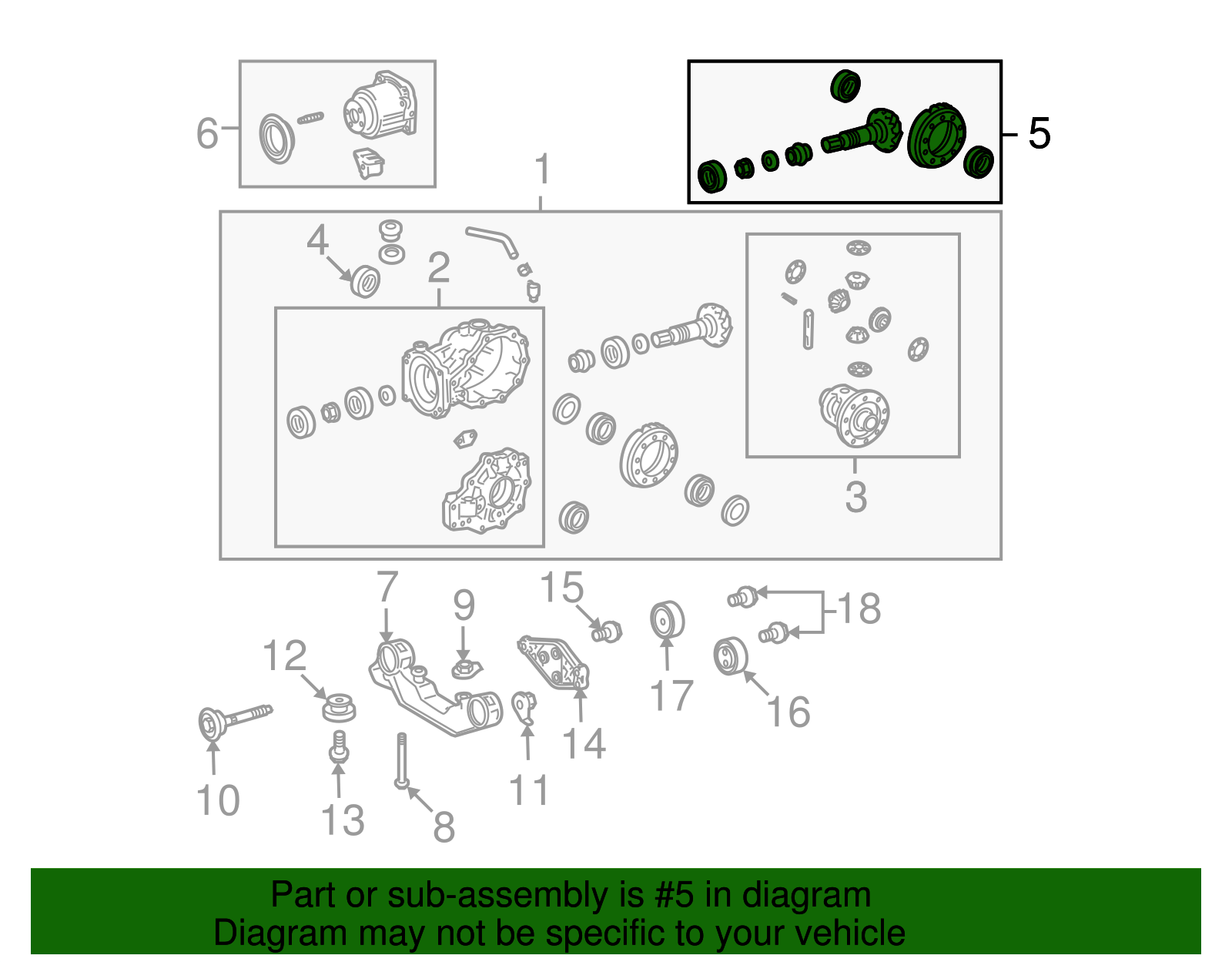 41201-80700 - Ring & Pinion - 2009-2015 Toyota | Nucar Toyota Parts
