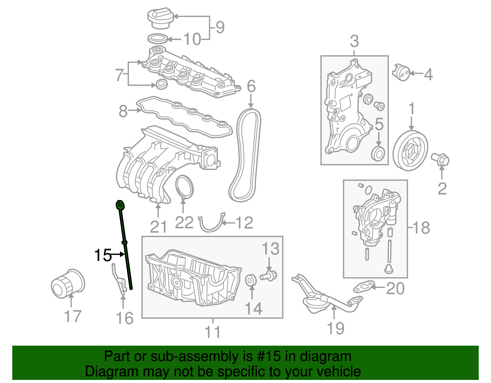 15650-RB0-000 - Dipstick 2010-2014 Honda Insight | Honda Parts Online