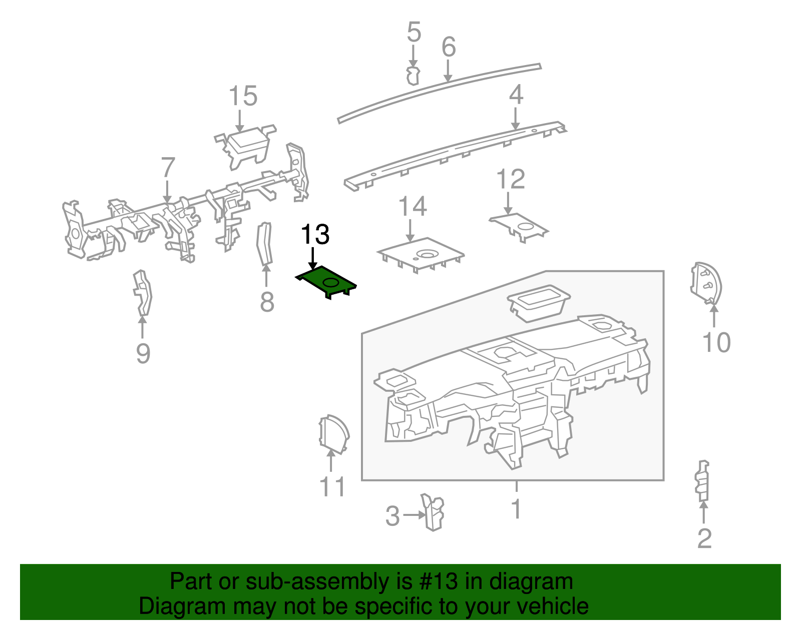 55472-60160-C0 - Speaker Trim Panel - 2010-2020 Lexus GX460 | My L Parts