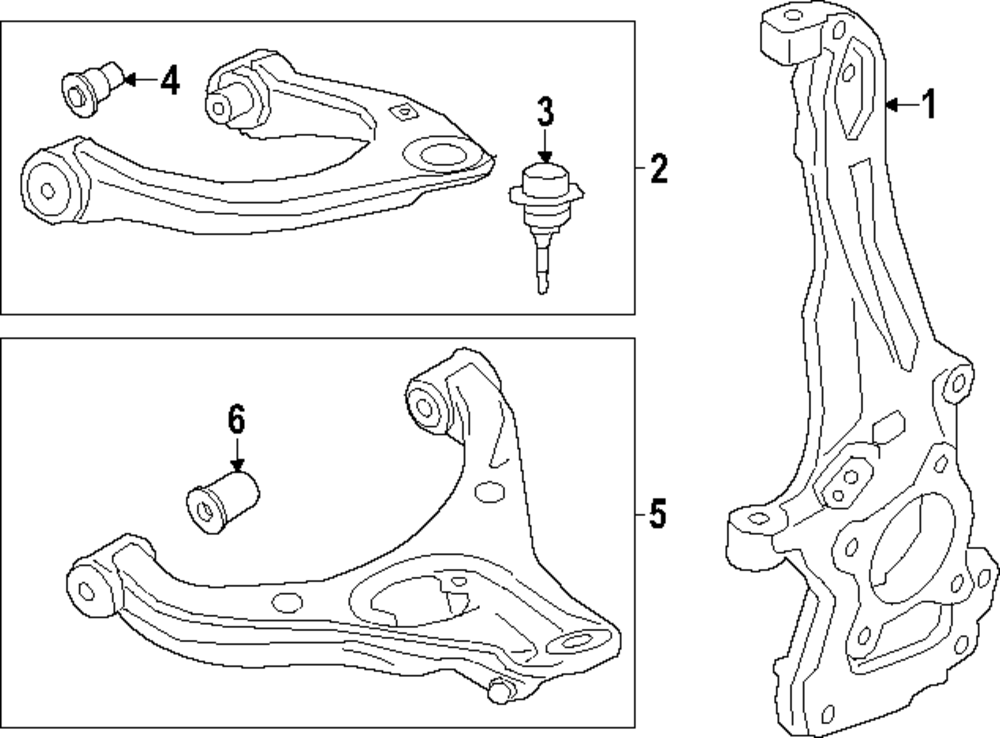 MB3Z-3085-N - 2024 Ford Ranger - Upper Control Arm | Dealer Auto Parts