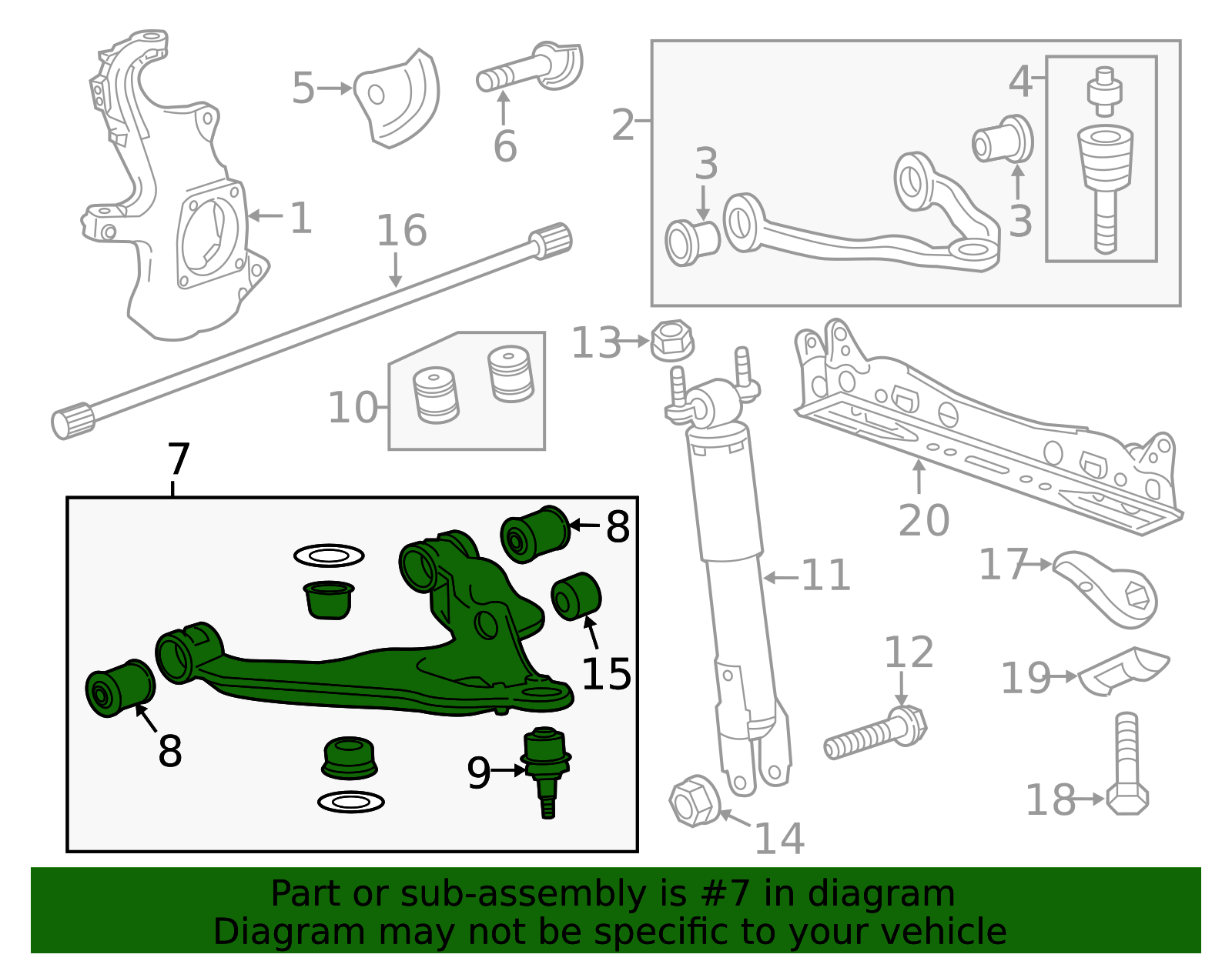23207778 - OEM GM Lower Cntrl Arm | GMPartsCenter.net | GM Parts Center