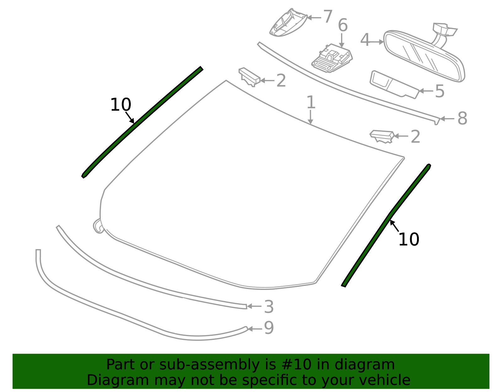 73125-T7A-003 - Reveal Molding 2016-2022 Honda HR-V | Honda Parts Online