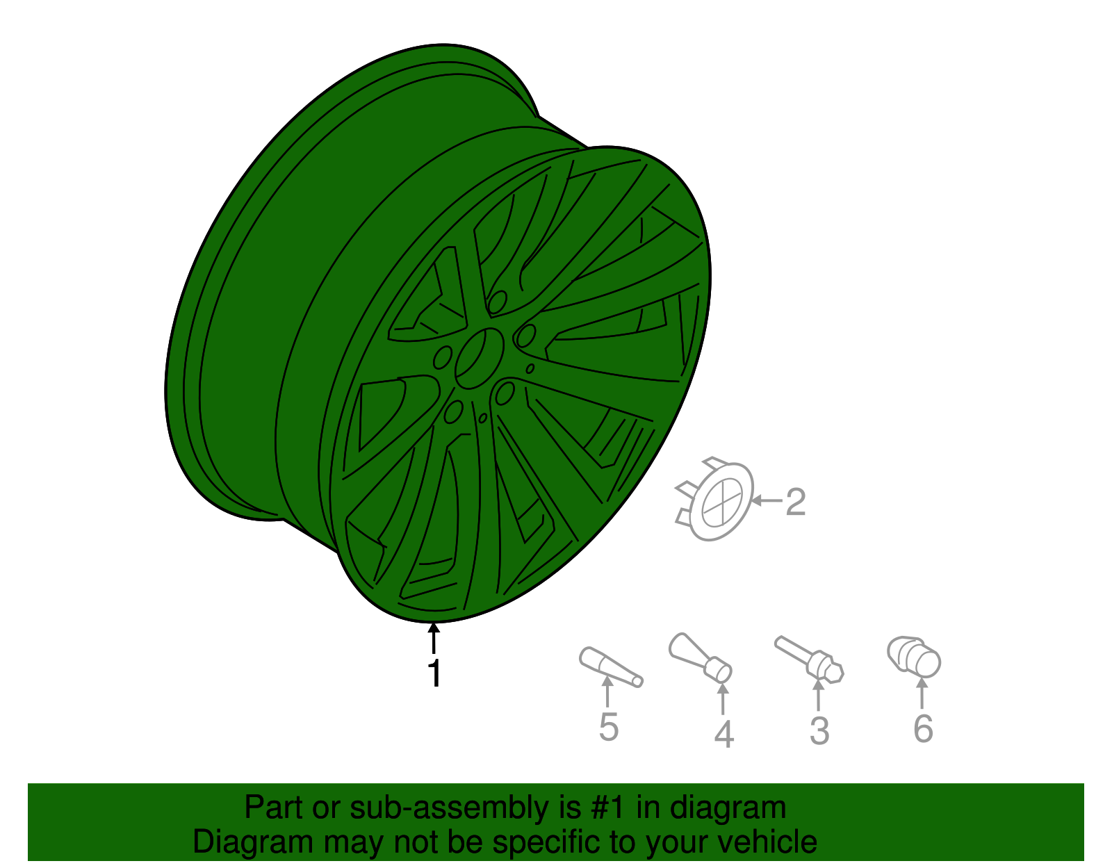 Genuine BMW 36-11-6-793-143 | Streamline Style 357 Alloy Wheel - Front ...