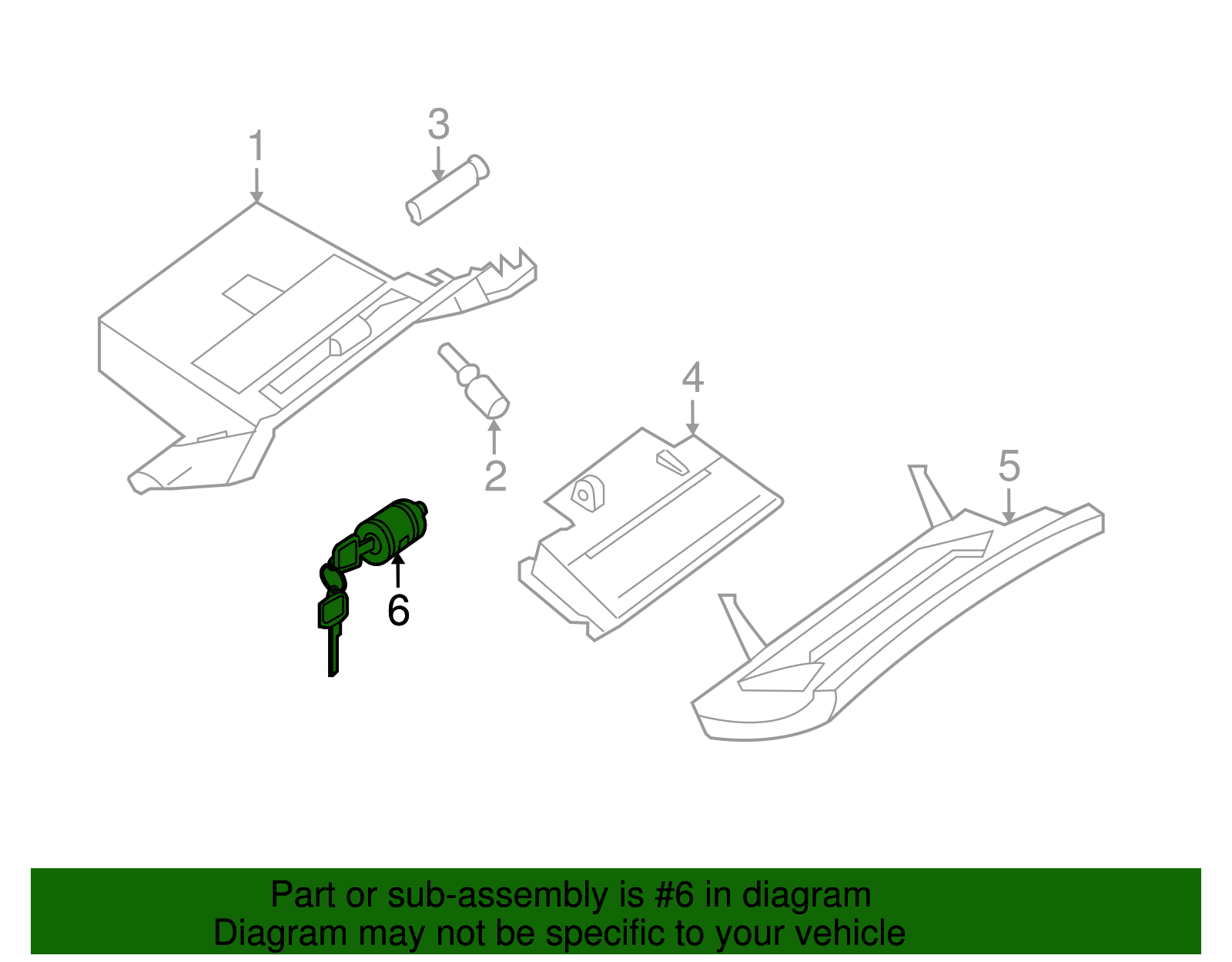 2013-2024 Nissan Lock Cylinder F8632-3JA0A | My Nissan Part