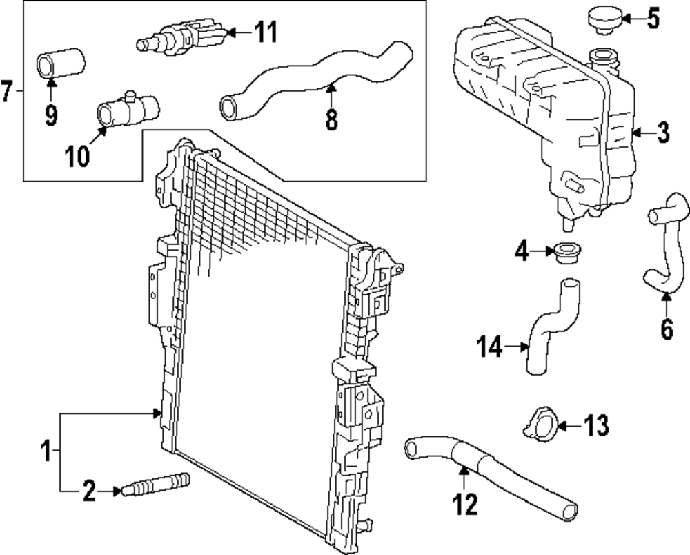 16400-AK030 - Radiator Assembly 2024-2025 Toyota Tacoma | Longo Toyota ...