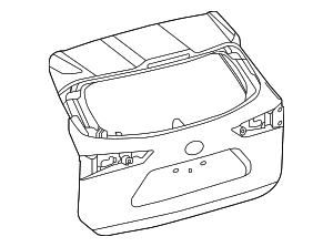 67005-0E531 - Lift Gate 2023-2025 Toyota Highlander | Longo Toyota Parts