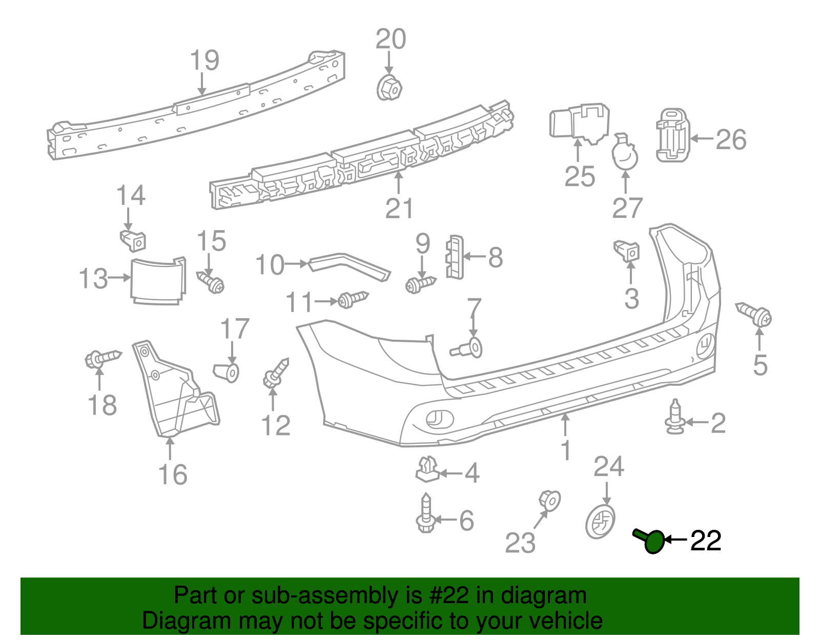 Genuine Toyota Reflector part# 81910-02040 for 2009-2020 Toyota ...