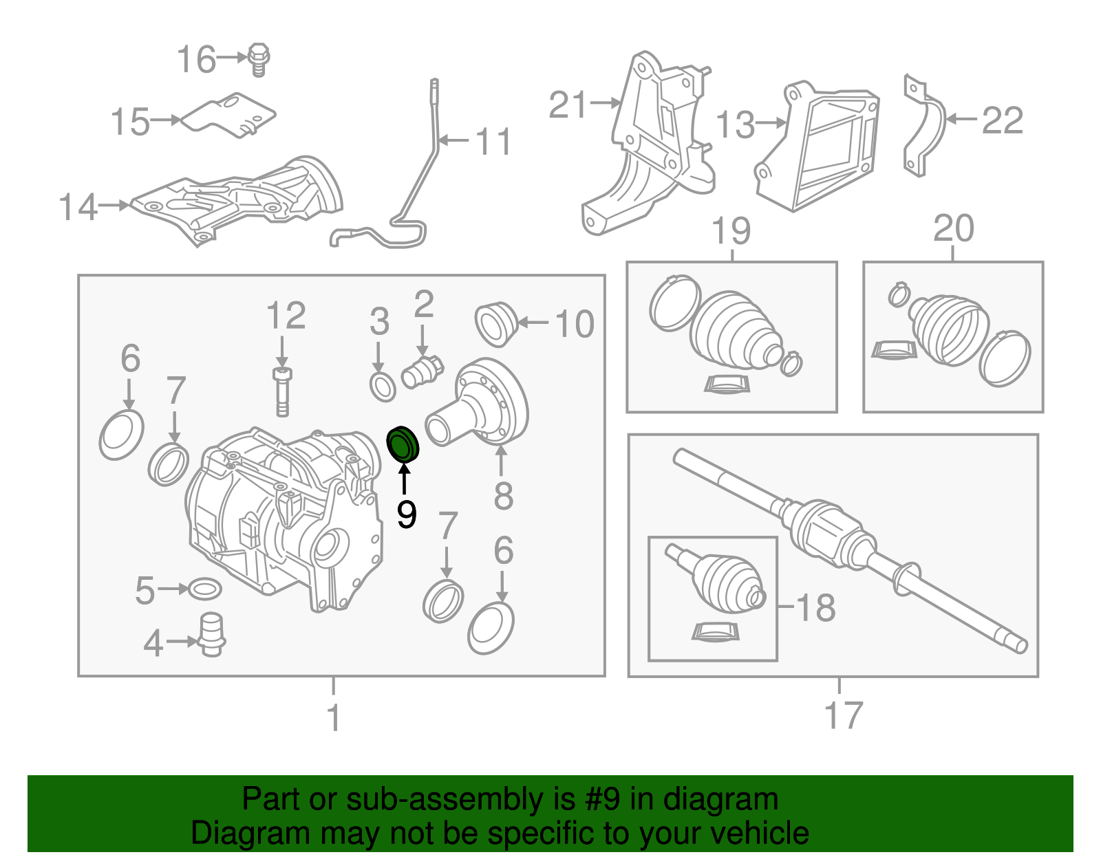 LR051288 - Flange Seal 2014-2023 Land Rover | Land Leaping Genuine ...