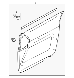 CG37-68-520B-34 - 2013-2015 Mazda 5 - Door Trim Panel | Mazda Part Direct