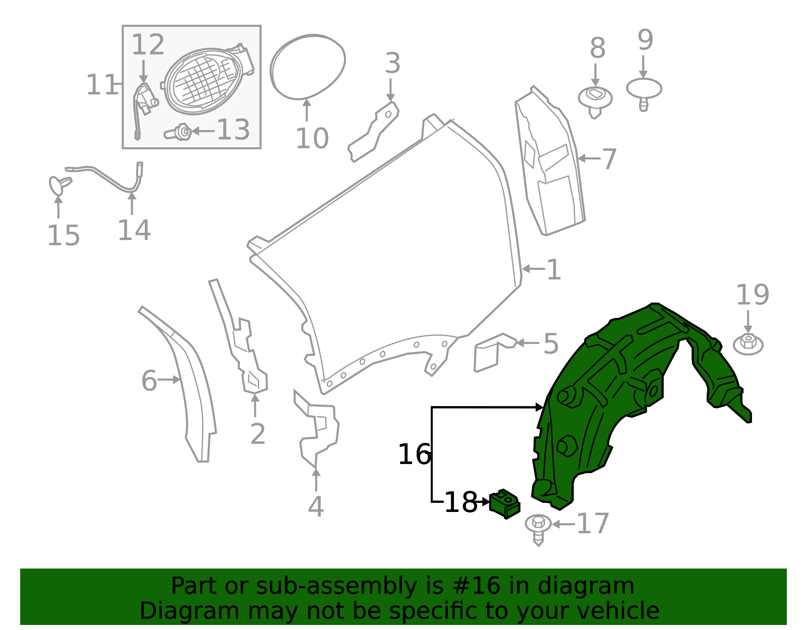 51-71-7-346-040 - High-Quality Quarter Panel Splash Shield for 2016 ...