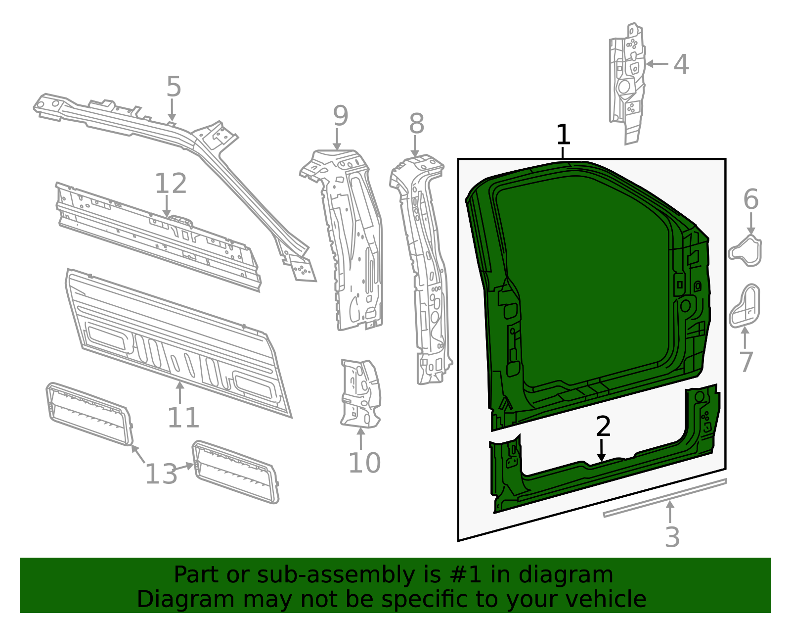 Uniside - Complete OEM Side Body Assembly | AutoNation Parts