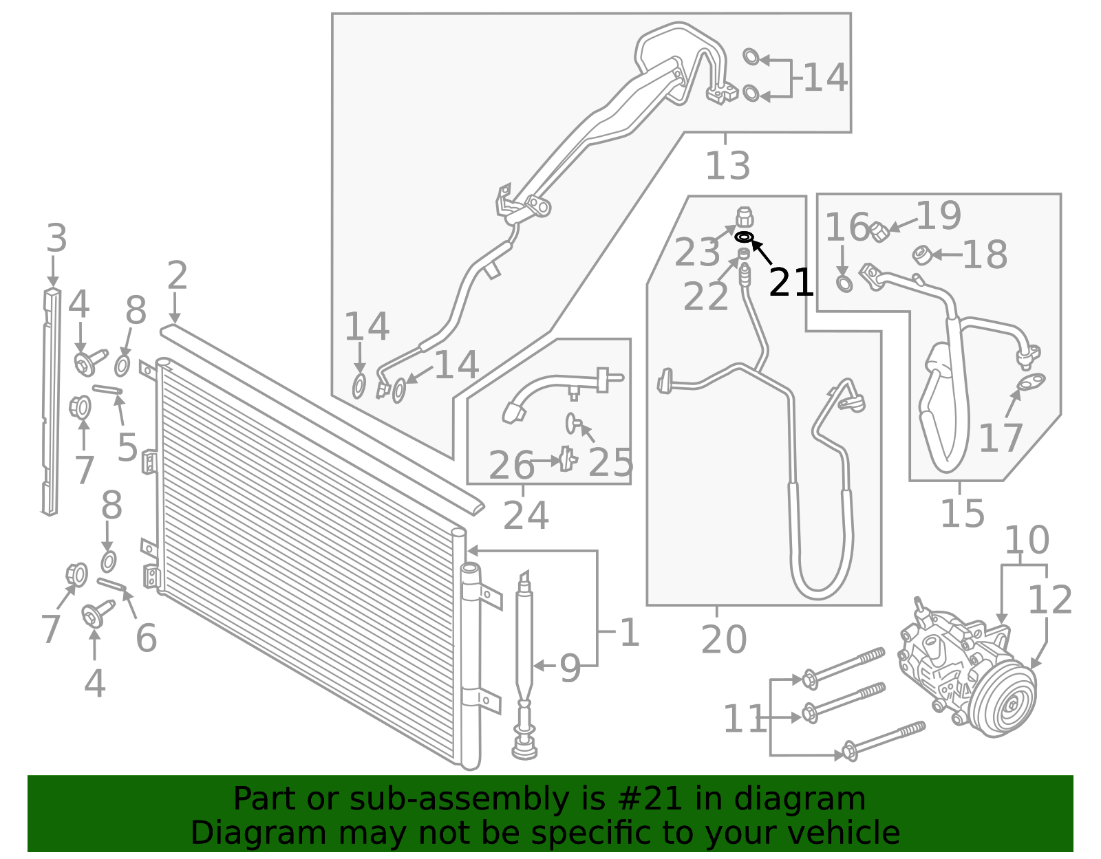 DS7Z-19B596-A - Hose & Tube Assembly O-Ring 2013-2025 Ford | Ford Parts ...