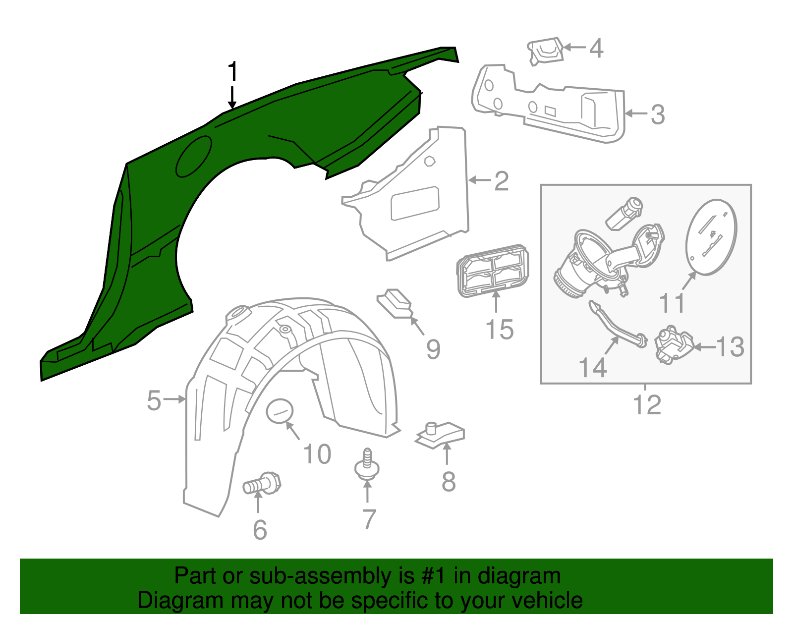 2016-2024 Chevrolet Camaro Passenger Side Body Side Outer Panel ...
