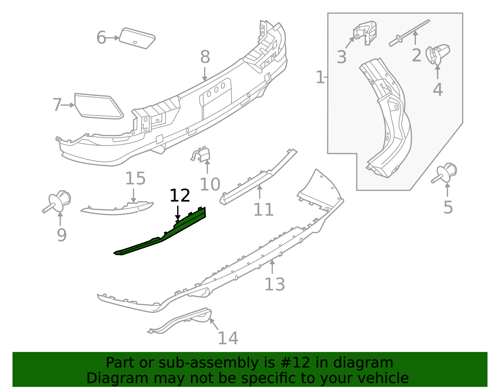 2019-2025 Porsche Cayenne Lower Molding 9Y0-807-649-B-OK1 | Sunset ...