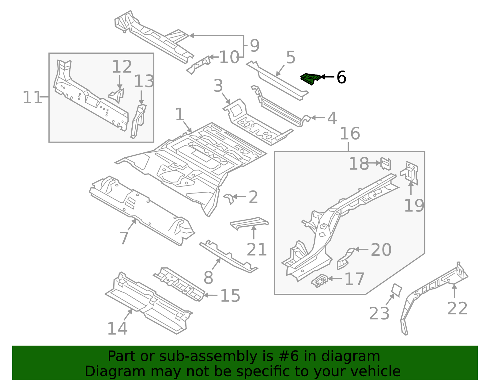 4KE-802-750 - Rear Plate Reinforcement 2019-2025 Audi | Audi OEM Parts Guy