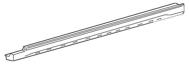 177-698-43-00-9999 - Trim, Longitudinal Member Mercedes-Benz USA Parts
