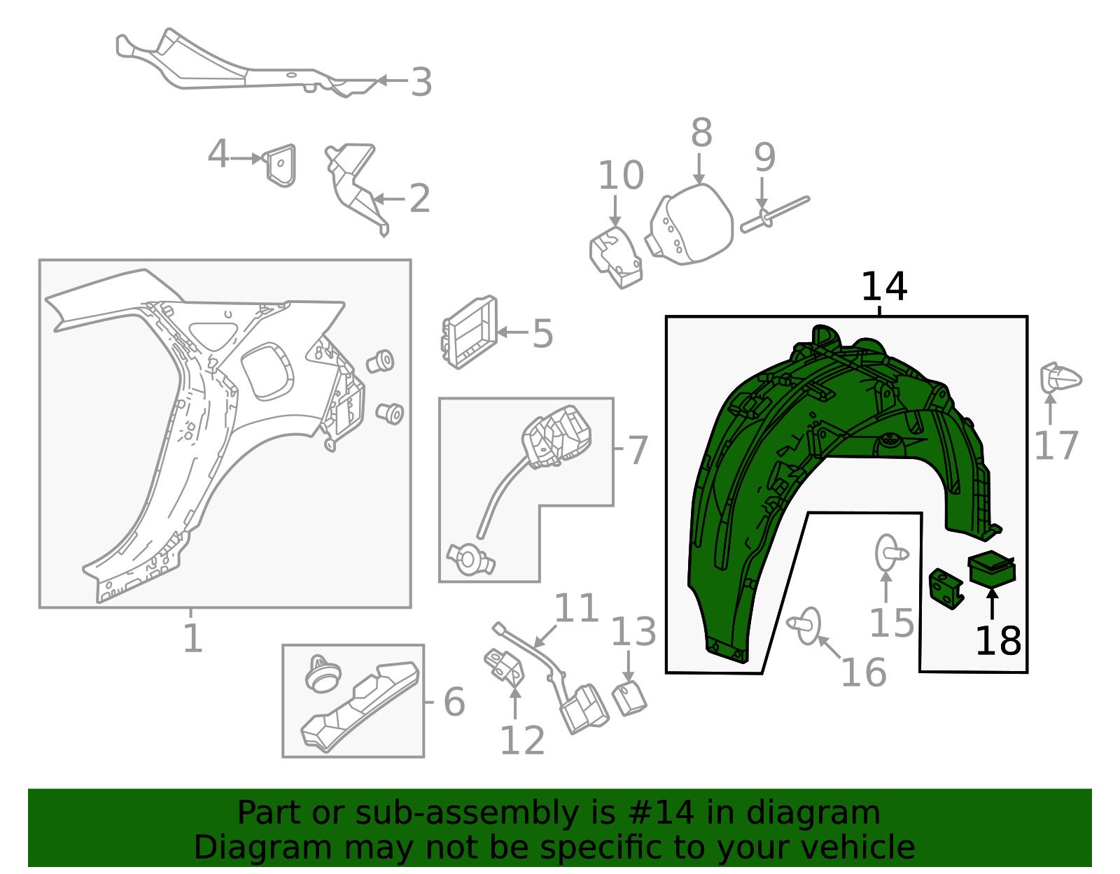 OEM Quarter Panel Splash Shield 74592-T20-A20 | Honda Automotive Parts