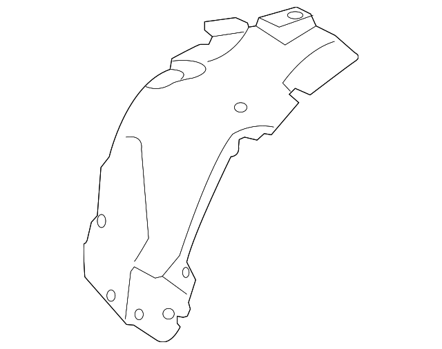 2020-2023 Land Rover Range Rover Evoque Ft Fender Liner LR136568 | OEM ...