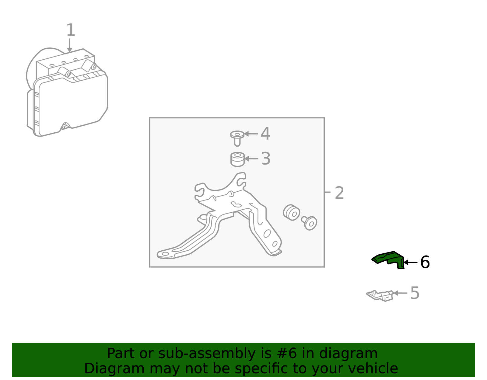 89189-02070 - High-Quality Suspension Yaw Sensor Bracket for 2009-2013 ...