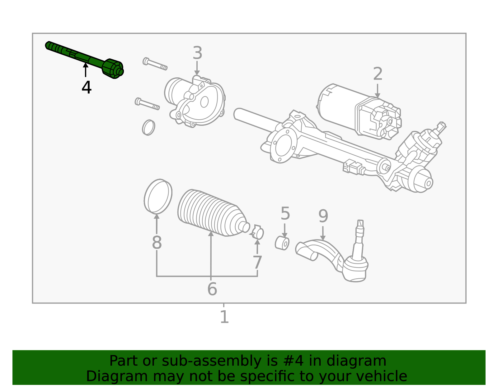 2013-2025 Cadillac Steering Linkage Inner Tie Rod Kit 22789023 ...