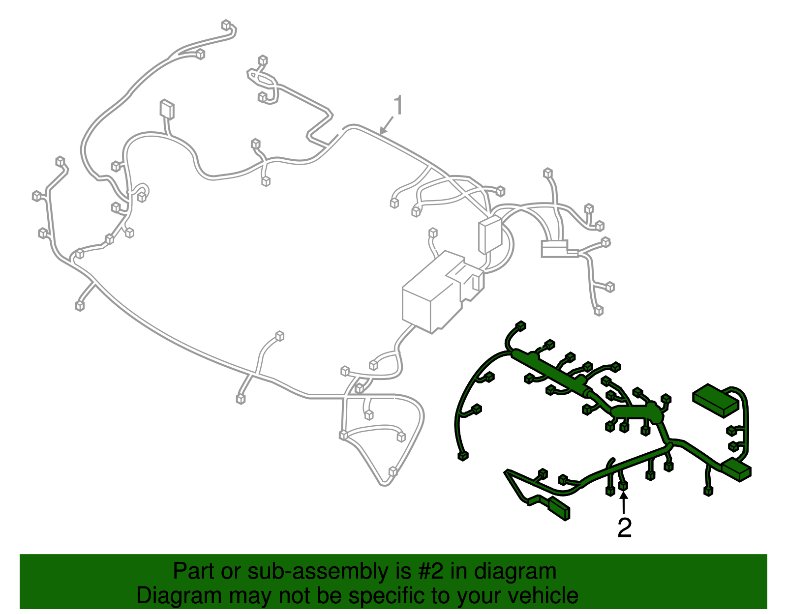 91440-A5090 - 2014-2015 Hyundai Elantra GT - Engine Harness | Hyundai Parts Express