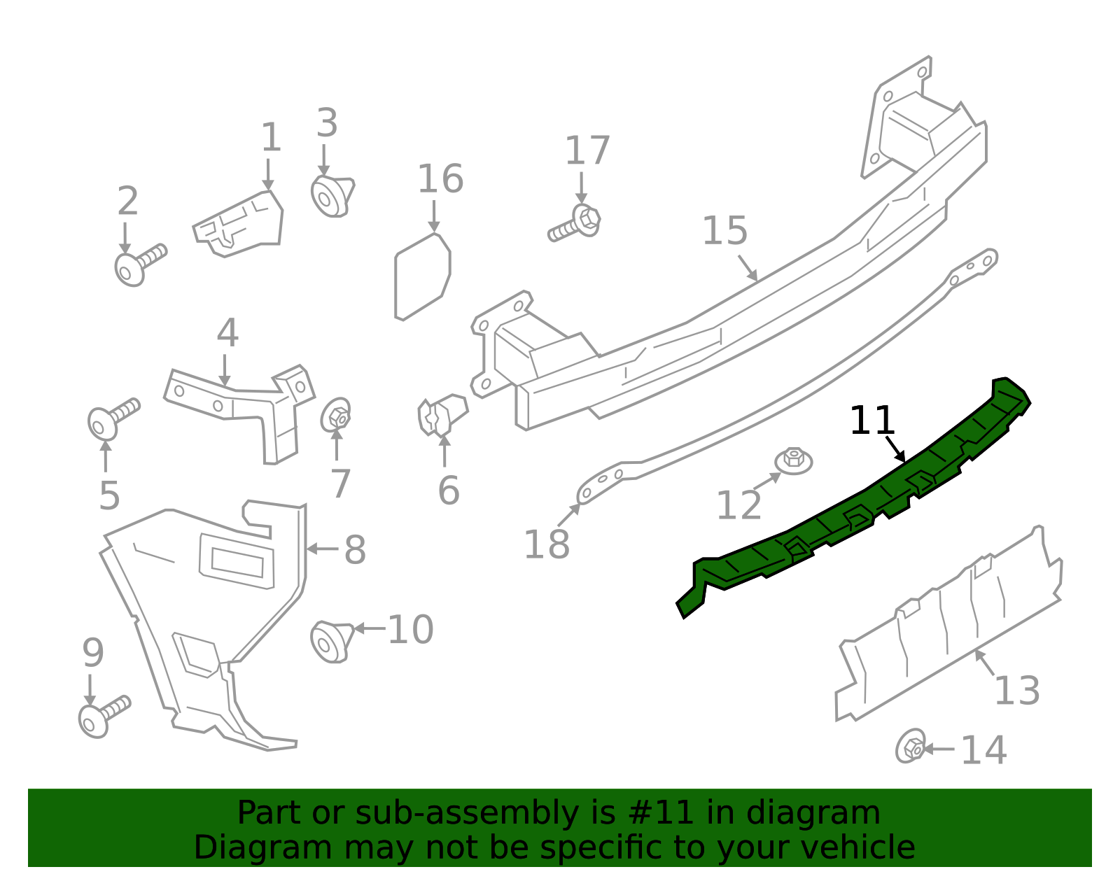 2019-2023 Porsche Cayenne Center Bracket 9Y0-807-863 | OEM Parts Online