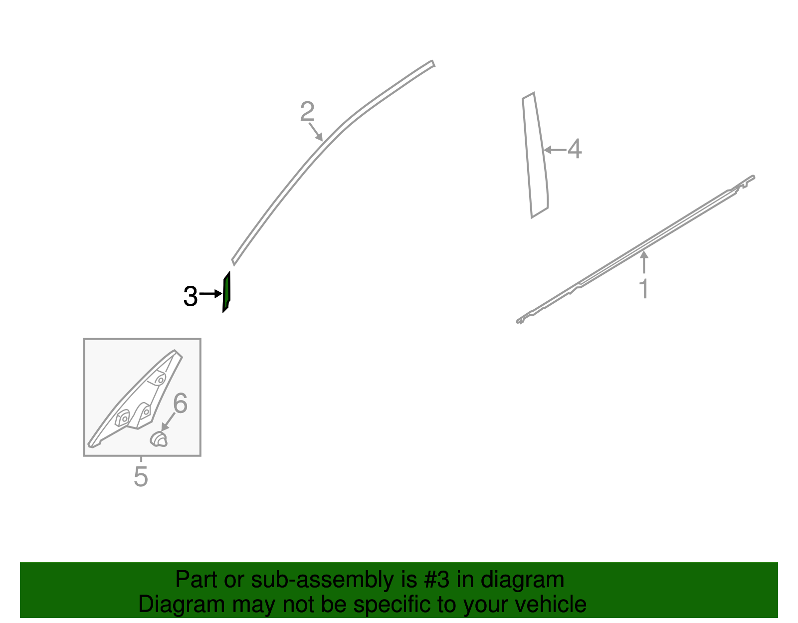 2012-2021 Subaru Black Out Tape 90422FJ011 | Subaru Parts Store