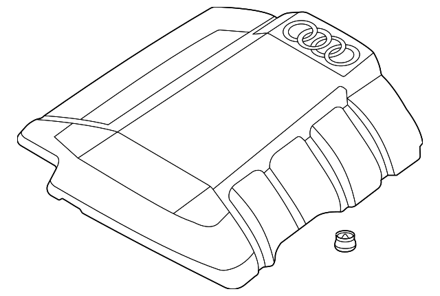 06L-103-925-Q - Engine Cover 2019-2022 Audi | Audi OEM Parts Guy