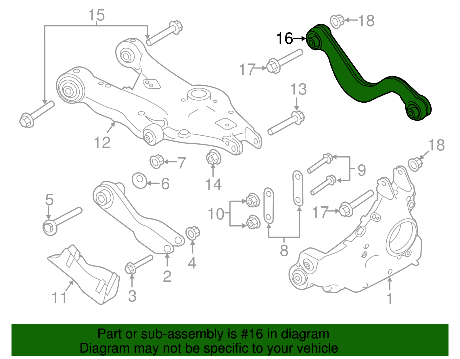 Genuine Upper Control Arm for 2015-2024 Land Rover | Land Rover Part ...
