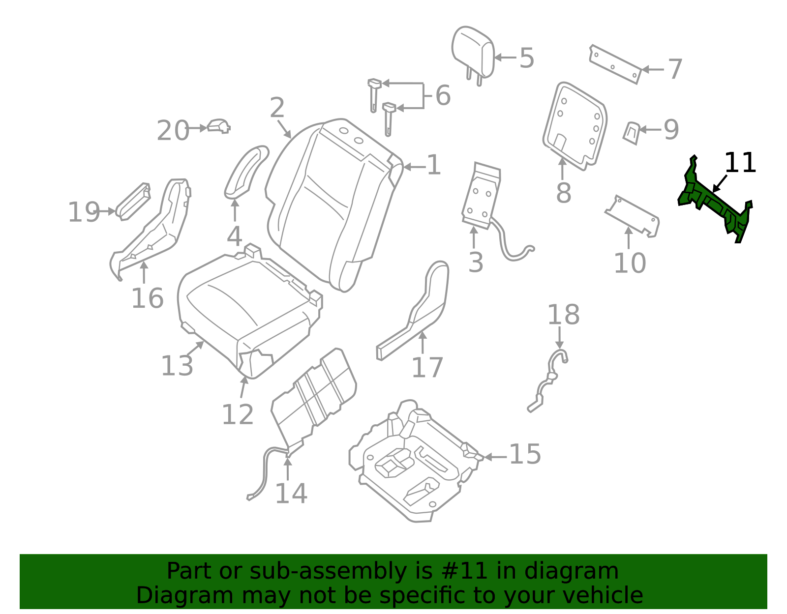 88220-3KA0B - Rear Cover 2013-2016 Nissan Pathfinder | Official Nissan ...