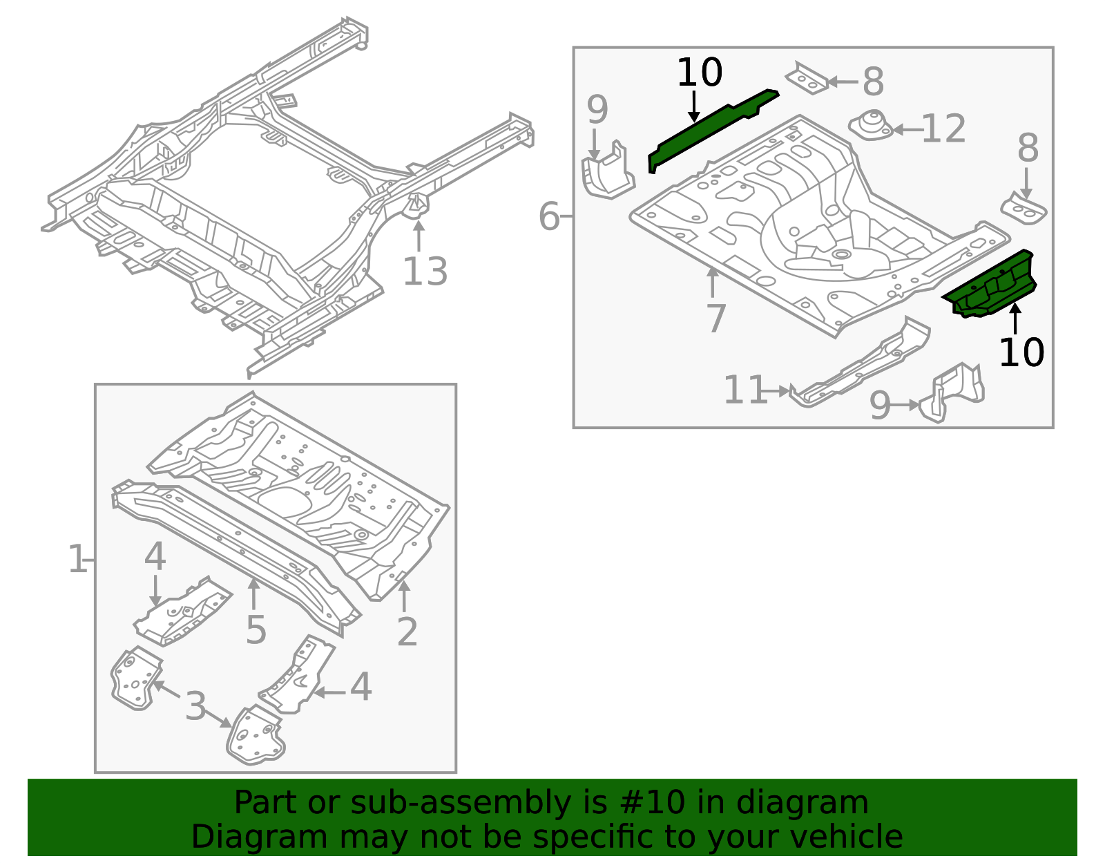 65531-3X000 - High-Quality Floor Extension for 2011-2016 Hyundai ...