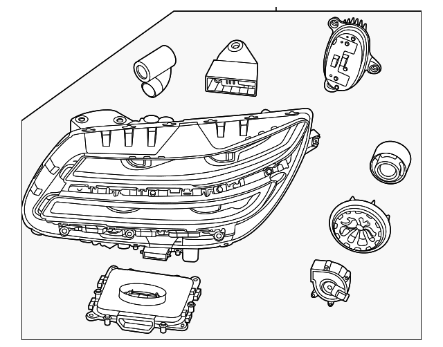 92101-T6020 - Composite Assembly 2021-2024 Genesis GV80 | Hyundai OEM Part