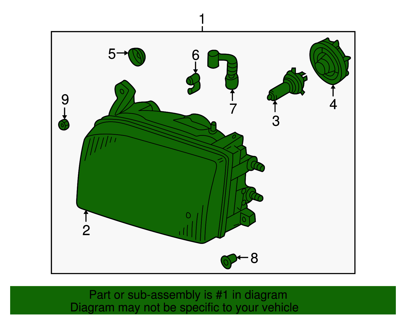 1999-2004 Nissan Pathfinder Headlamp Assembly 26060-2W625 | Bill Kay ...