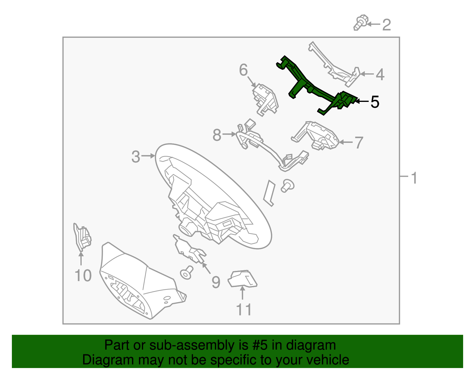 2017-2019 Kia Sportage | Bezel | 56171-D9100 | Kia Auto Parts