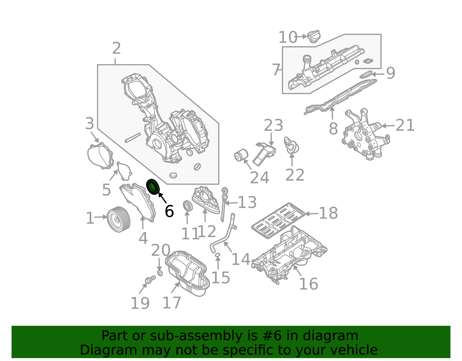 13510-0Z400 - Engine Crankshaft Seal 2002-2025 Nissan | Official Nissan ...