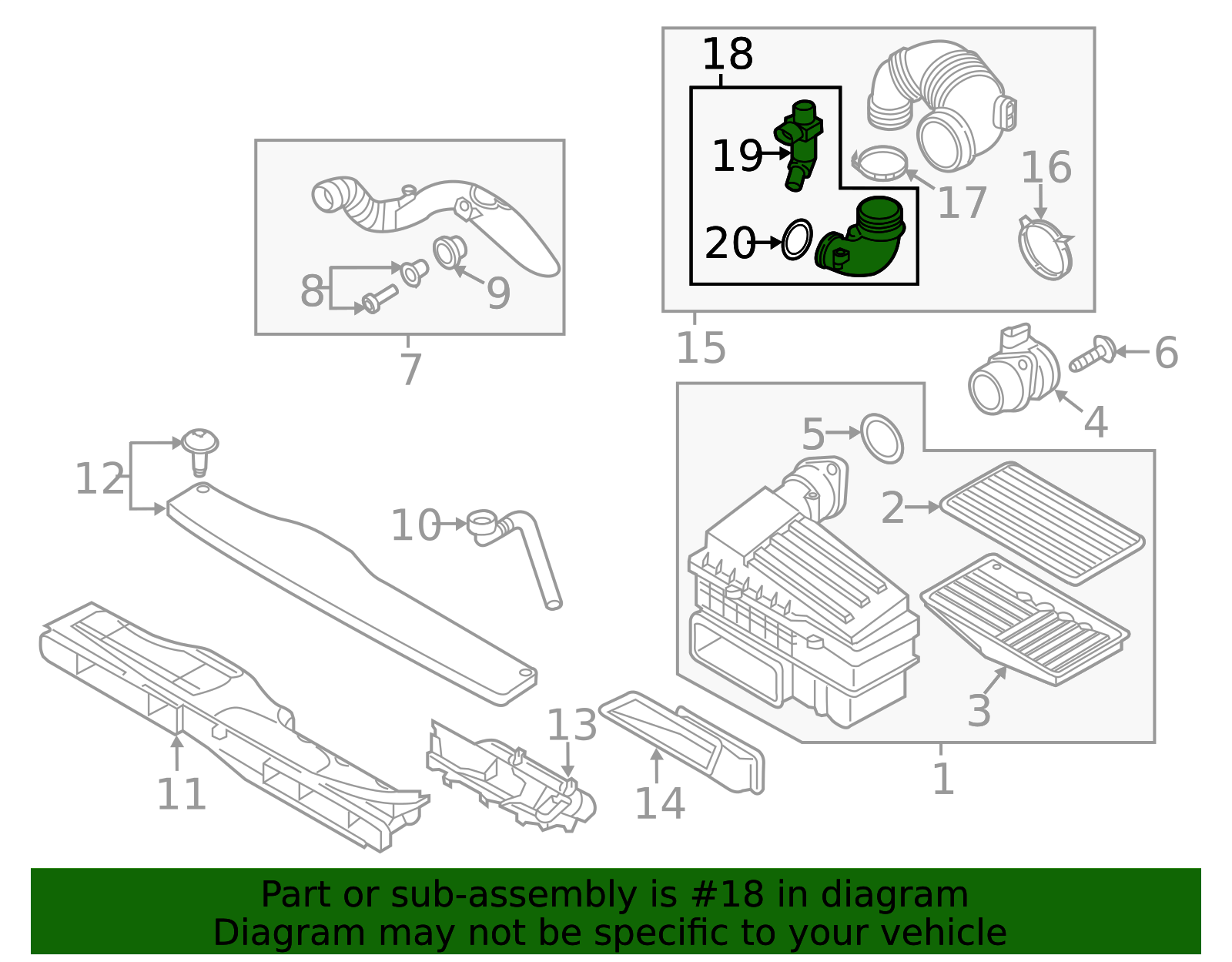 Air Intake Hose - Seamless OEM Engine Airflow 5Q0-129-635-D ...