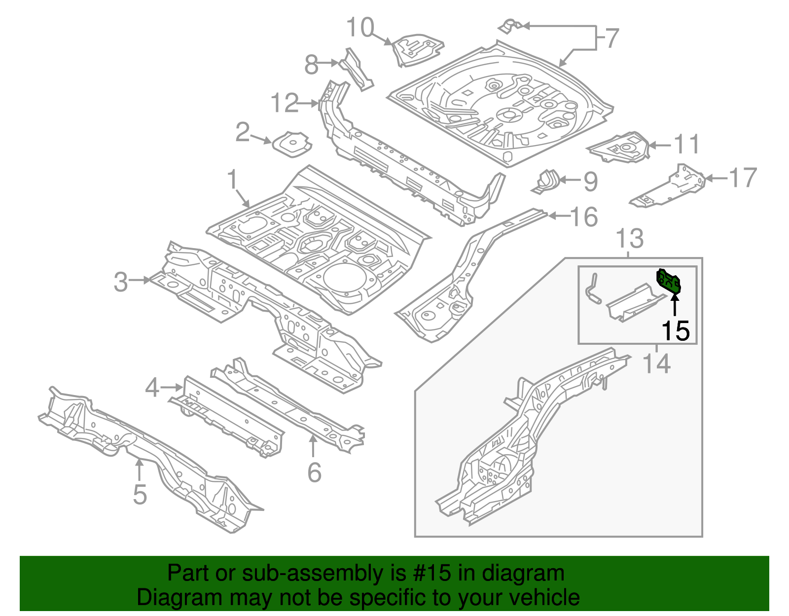 2013-2025 Mazda Rail End Bracket KD53-53-89XA | OEM Parts Online