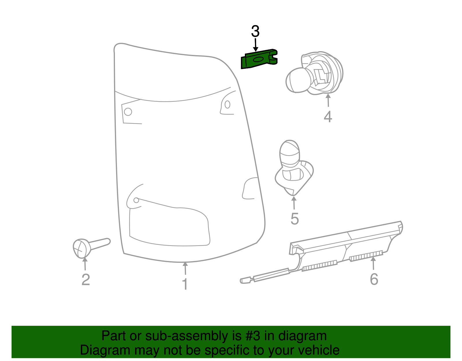 2009-2024 Mopar Clip 68061648AA | Mopar Parts Canada