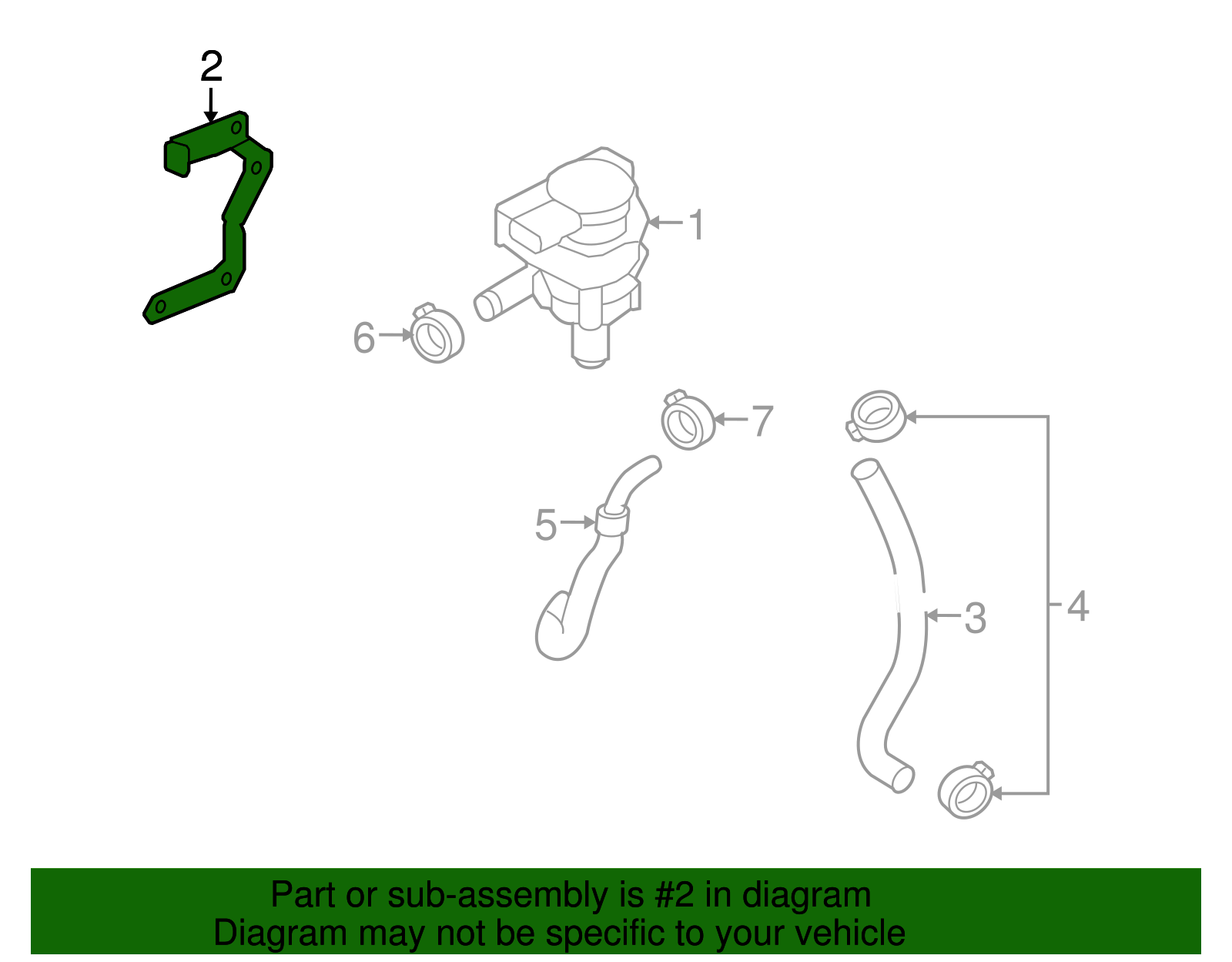 03H-121-079 - Auxiliary Pump Bracket 2006-2018 Volkswagen | Wolfsburg ...