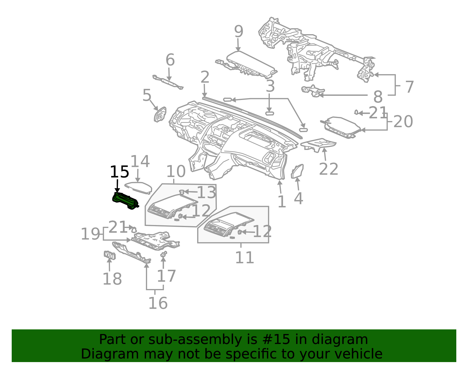 77202-SDA-A01ZA - Cluster Bezel 2003-2007 Honda Accord | Honda Parts Online