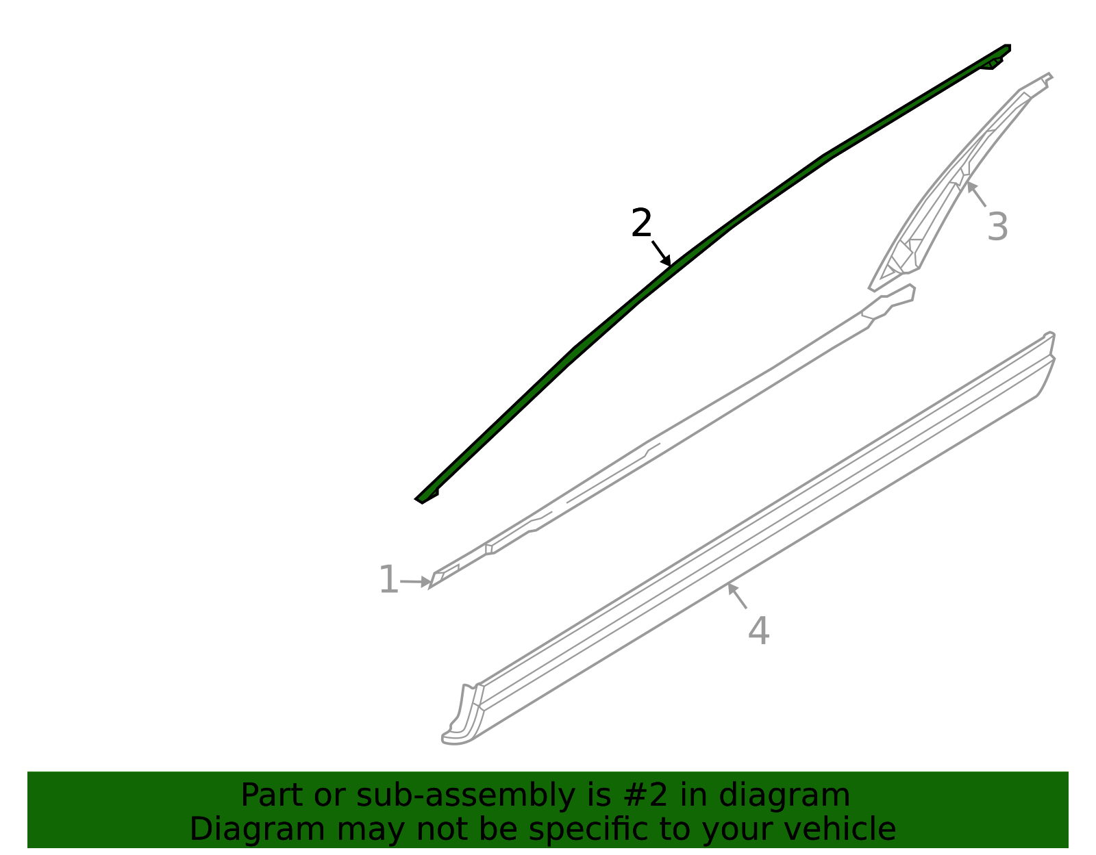 2022-2025 Genesis GV70 Frame Molding 82850-AR010 | OEM Parts Online