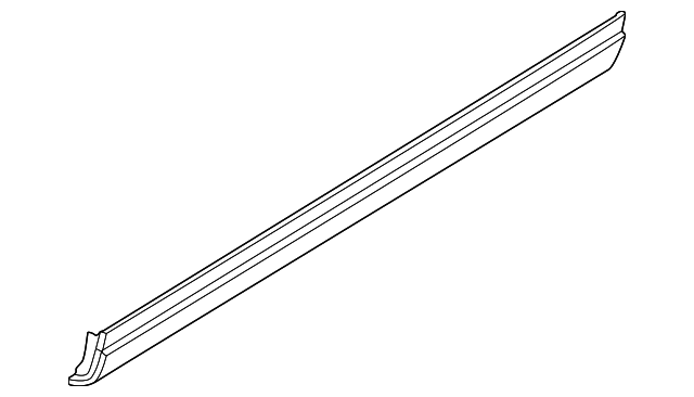 2024-2025 Genesis GV70 Body Side Molding 87722-IY020 | QuirkParts