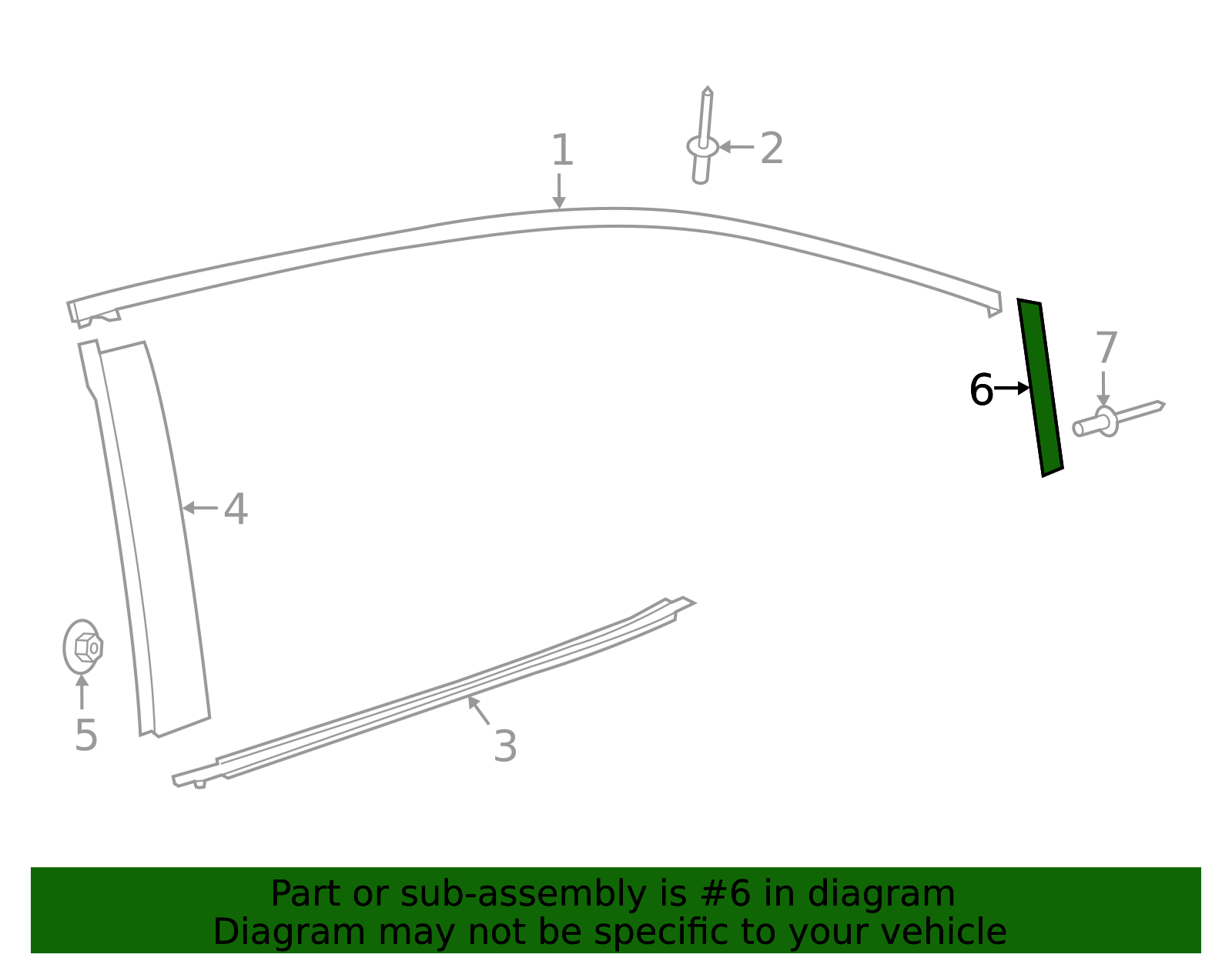 2020-2025 Toyota Corolla 2020-2024 Toyota Corolla - Frame Molding 75764 ...