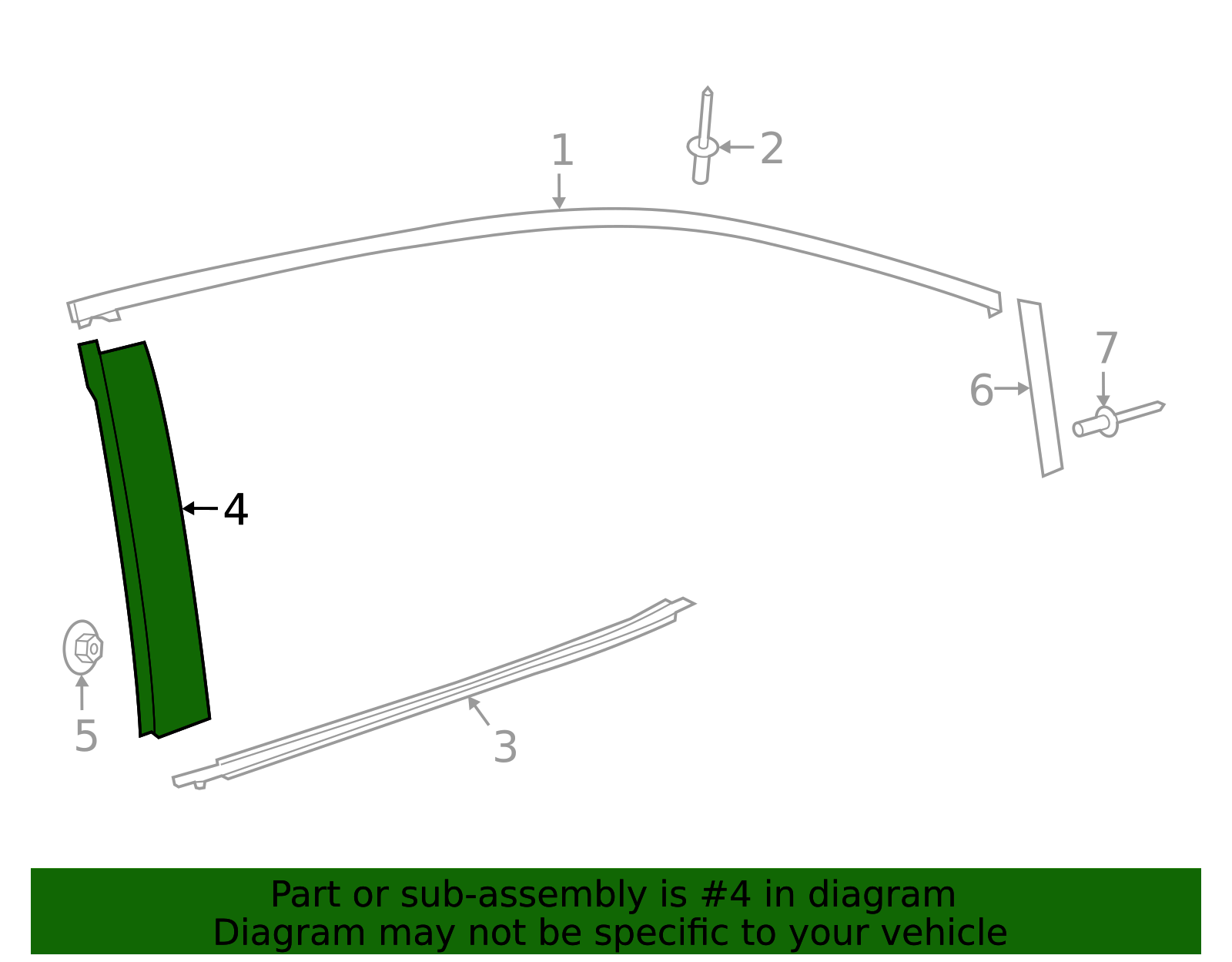 75761-02120 - Door Applique 2019-2025 Toyota | Brantford Toyota Parts