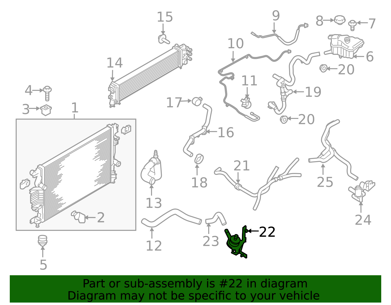 F2GZ-18D473-A - Auxiliary Pump 2015-2020 Ford | Big 3 Auto Parts
